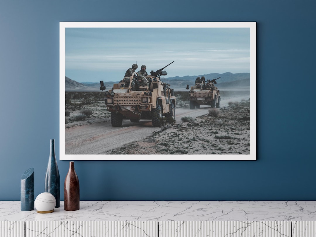 Royal Marines Commandos on Jackals | Photo Print | Military | 45 ...