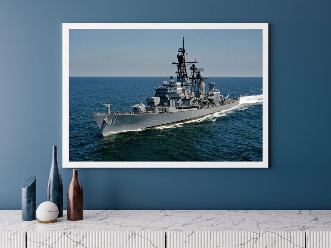 USS King (DDG-41) Farragut Class Destroyer | Photo Print | Military ...