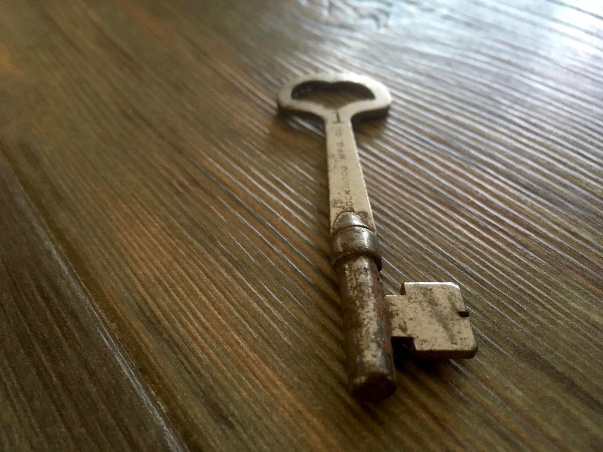 Vintage Skeleton Large Key Real Authentic Key Rustic Primitive Key ...