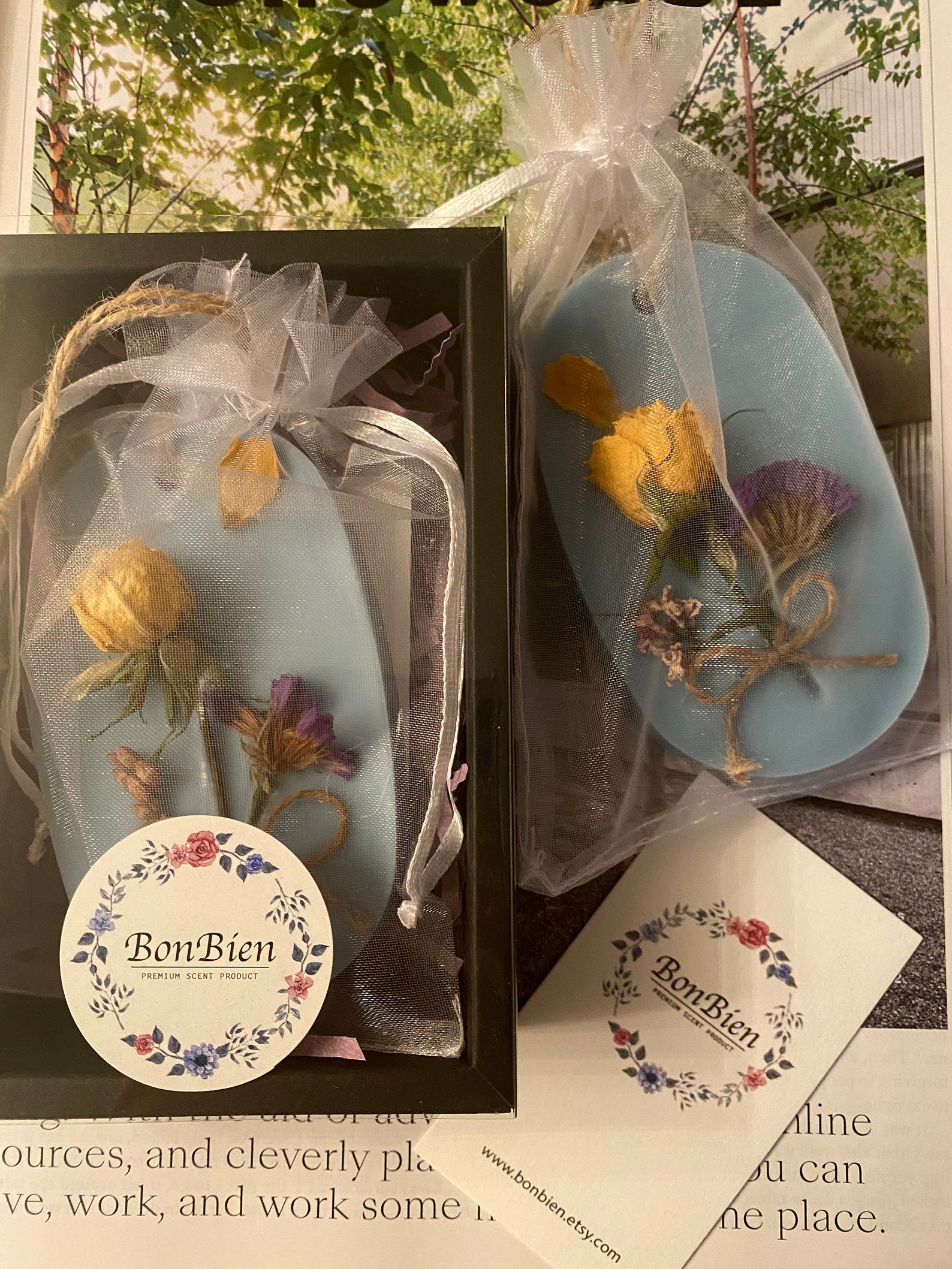 Dried Flower Scented Wax Tablet // Scented Sachets - Etsy Hong Kong