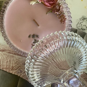 Merry Go Round Crystal Soy Candle// Dry Flower Soy Candle - Etsy