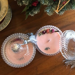 Merry Go Round Crystal Soy Candle// Dry Flower Soy Candle - Etsy
