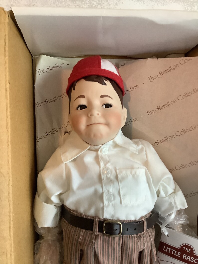 The Little Rascals SPANKY Fine Porcelain Doll Hamilton Collection 1993 ...