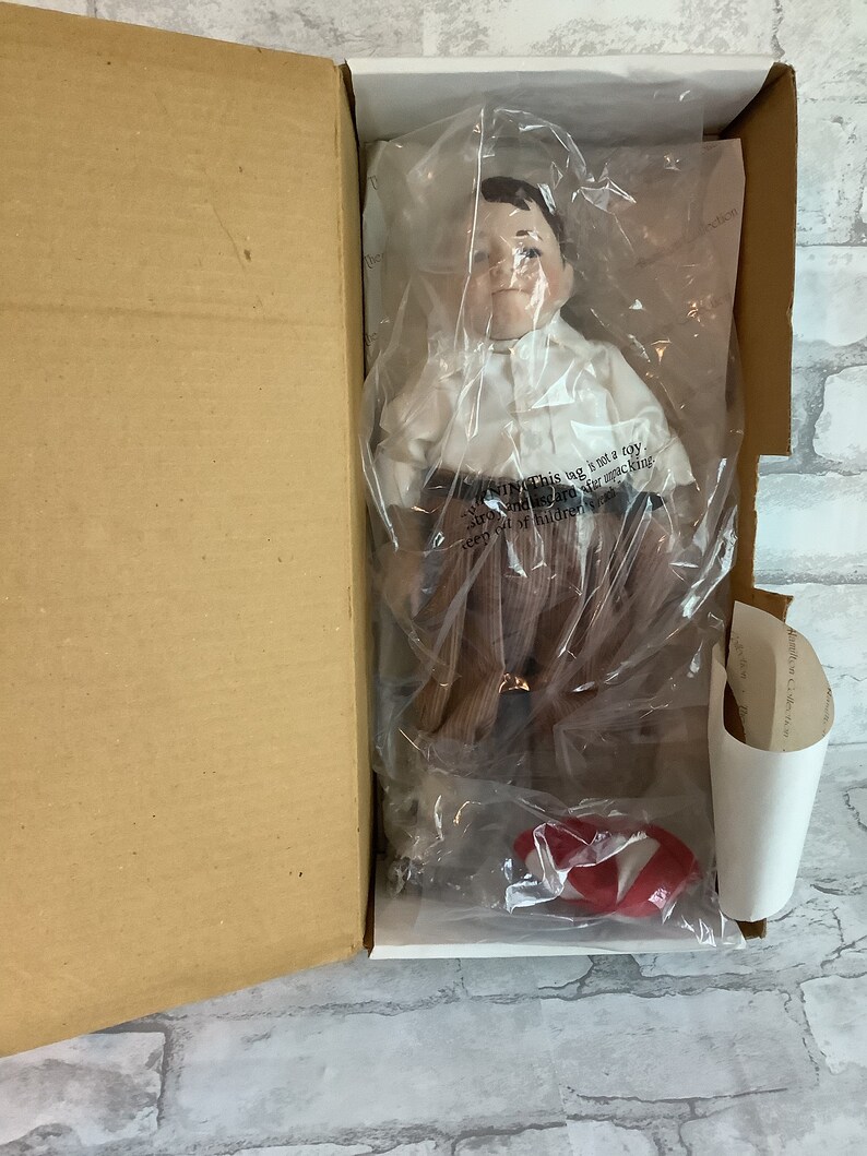 The Little Rascals SPANKY Fine Porcelain Doll Hamilton Collection 1993 ...