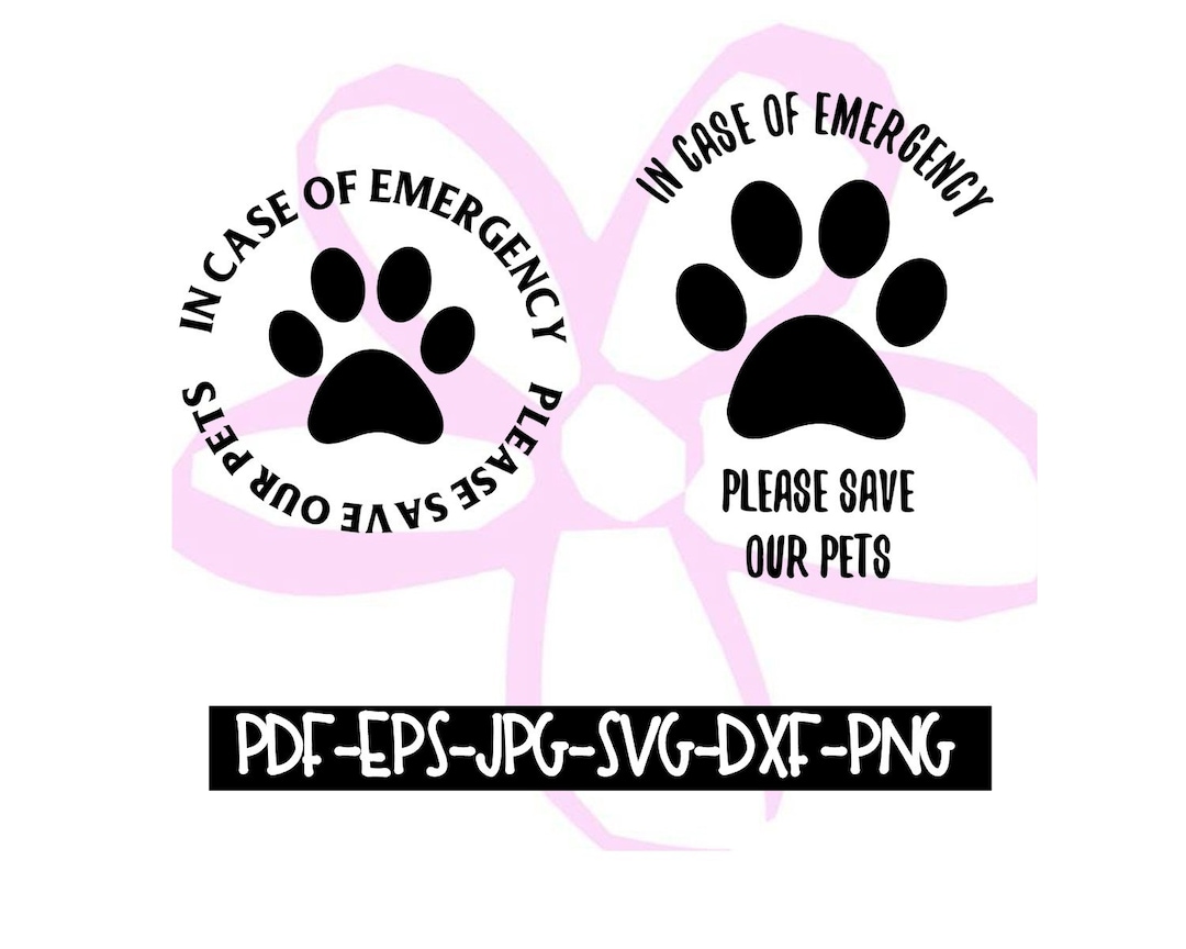 Instant Download - Please Save Our Pets Digital File Pdf, Eps. Jpeg ...