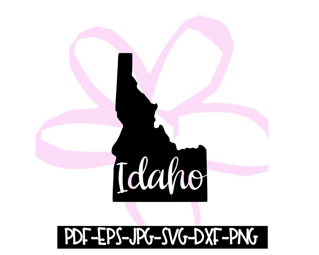Instant Download - Idaho Script Digital File Pdf, Eps, Jpeg, Svg, Png ...