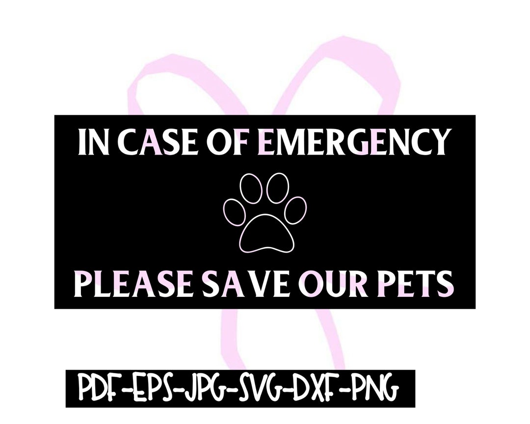 Instant Download -please Save Our Pets - Digital File Pdf, Eps, Jpeg ...