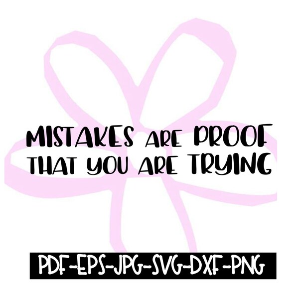 Mistakes Are Proof - Etsy