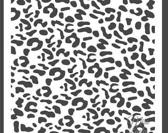 Animal print stencil | Etsy