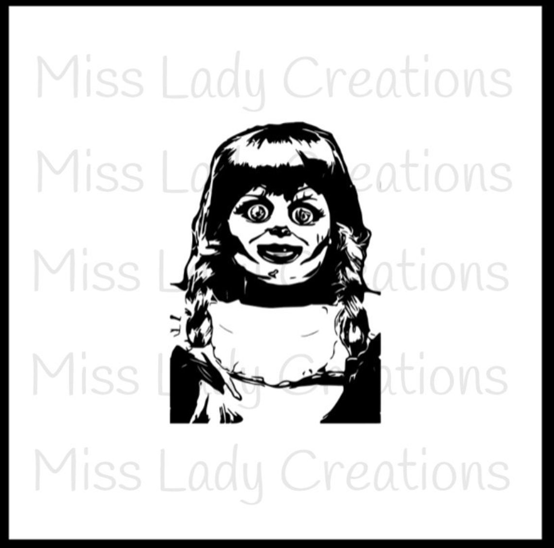 Annabelle Silkscreen Mesh Cookie and Craft Stencil Reusable | Etsy