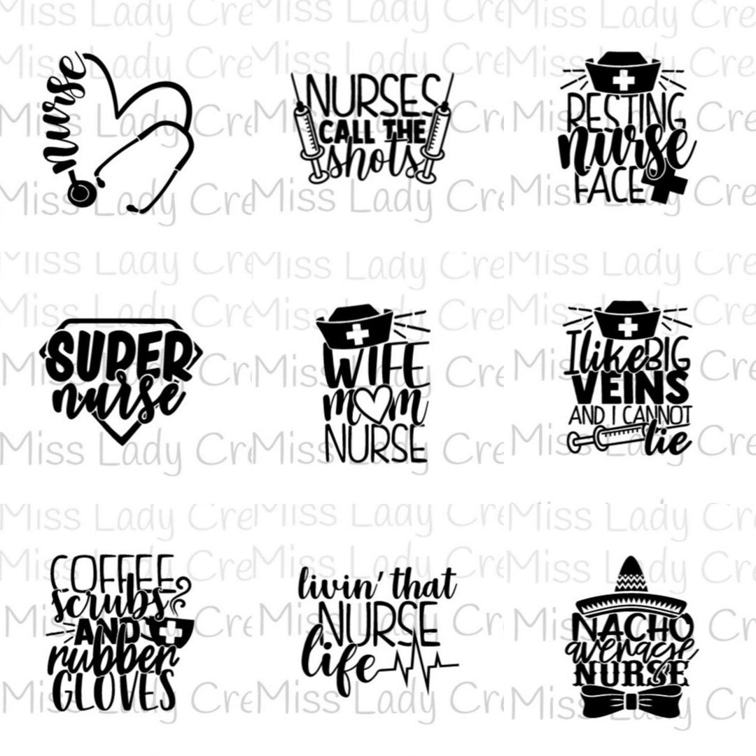 Nurse Appreciation Silk Screen Stencils, Nurse Stencils, Cookie Stencil ...