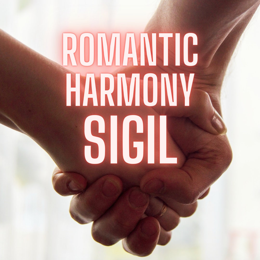 Romantic Harmony Sigil, Soulmates Connection Spell, Love Sigil ...