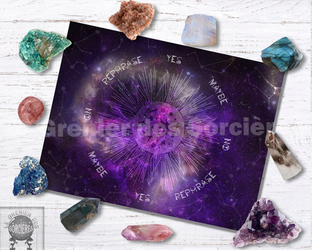 Printable Pendulum Board, Grimoire Page, Book of Shadows, Witchcraft ...