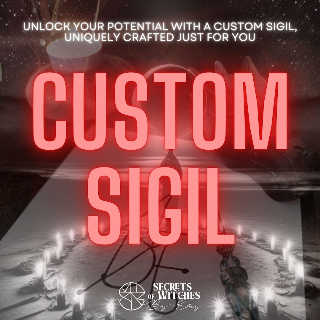 CUSTOM SIGIL, Magic Spell, Unique Spiritual Symbol, Empower Your Magic ...
