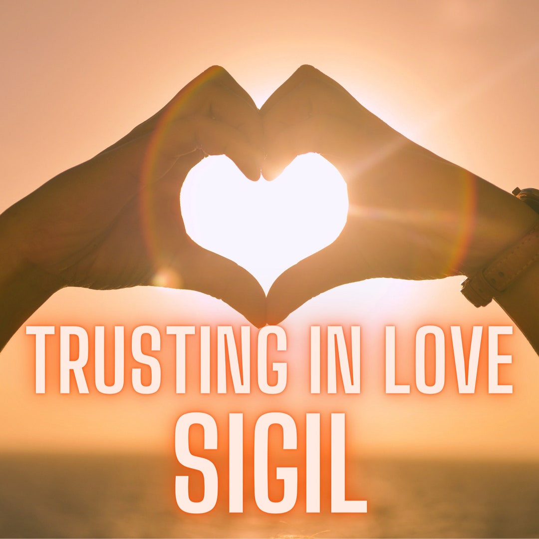 Trust in Love SIGIL, Love Spell Printable Witchcraft Grimoire Page ...