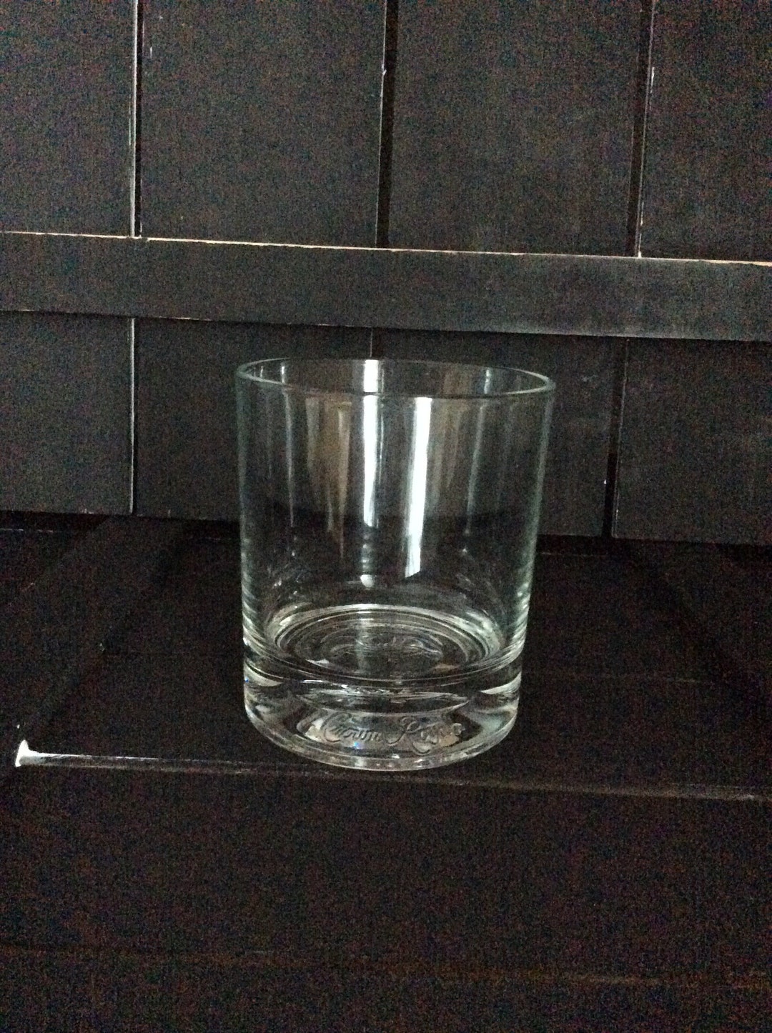 Crown Royal 75th Anniversary Old Fashioned Glass Made in Italy ...