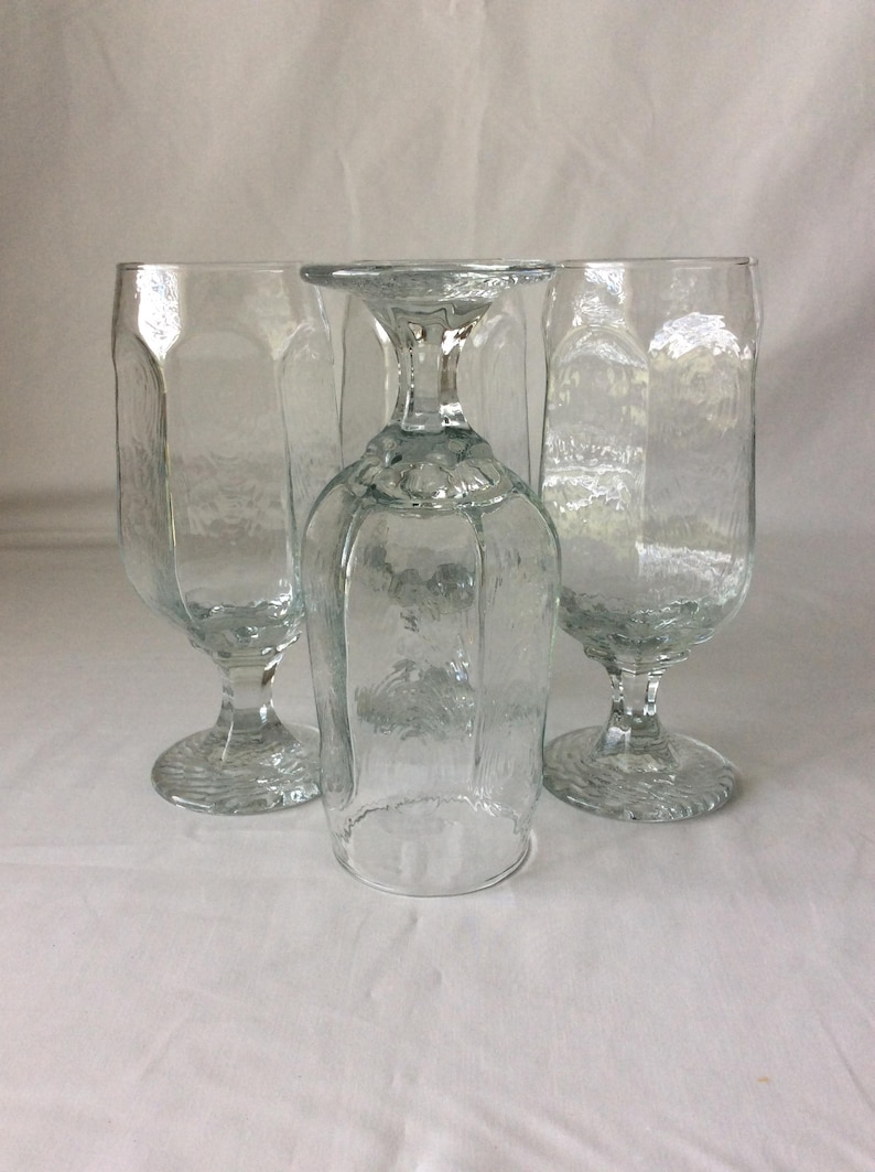 Libbey Glass Company Chivalry Clear 12 Oz. Beer Glass Set of 4 Made in ...