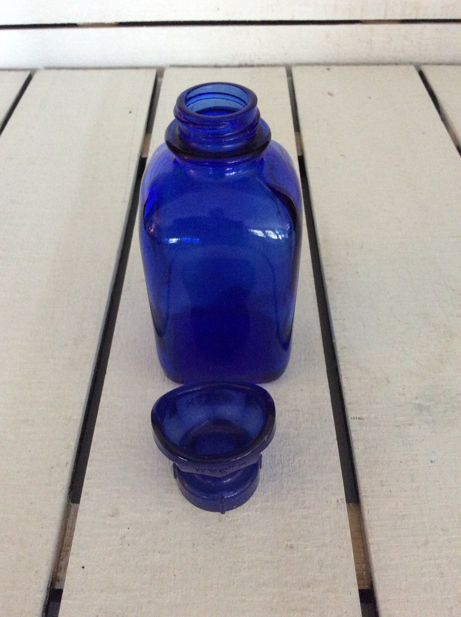 Vintage Cobalt Blue Wyeth Collyrium Soothing Eye Lotion Bottle | Etsy
