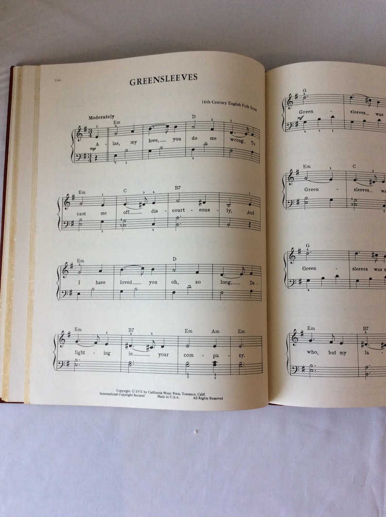 The International Library of Piano Music Copyright 1973 Album 17 Songs ...
