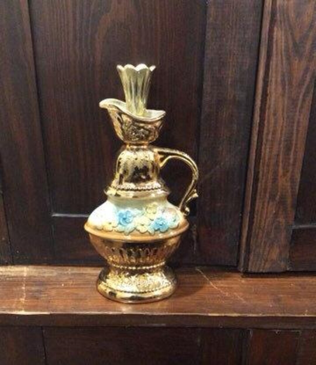 Jim Beam Gold Decorative Whiskey Decanter by Regal China 1976 Made in ...
