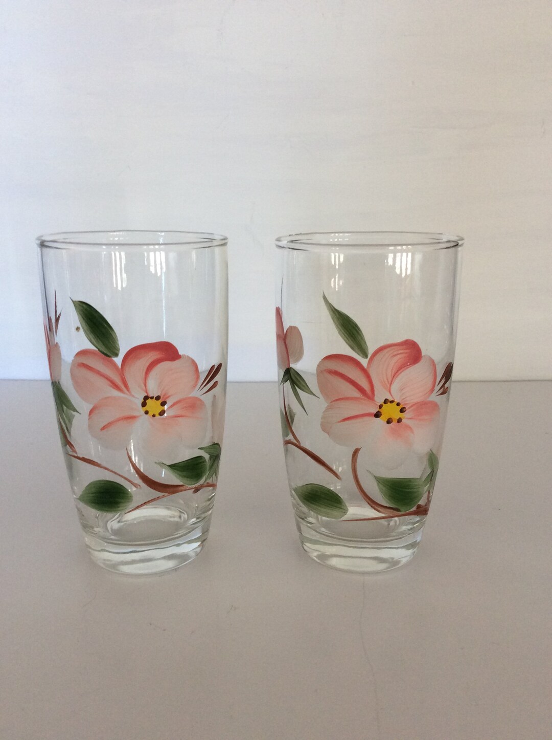 Set of 2 Vintage Libbey Glass Company Franciscan Desert Rose - Etsy