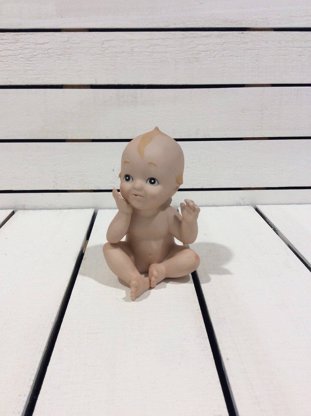 Enesco Kewpie Doll Porcelain Figurine Pattying Cheek Number 02218 ...