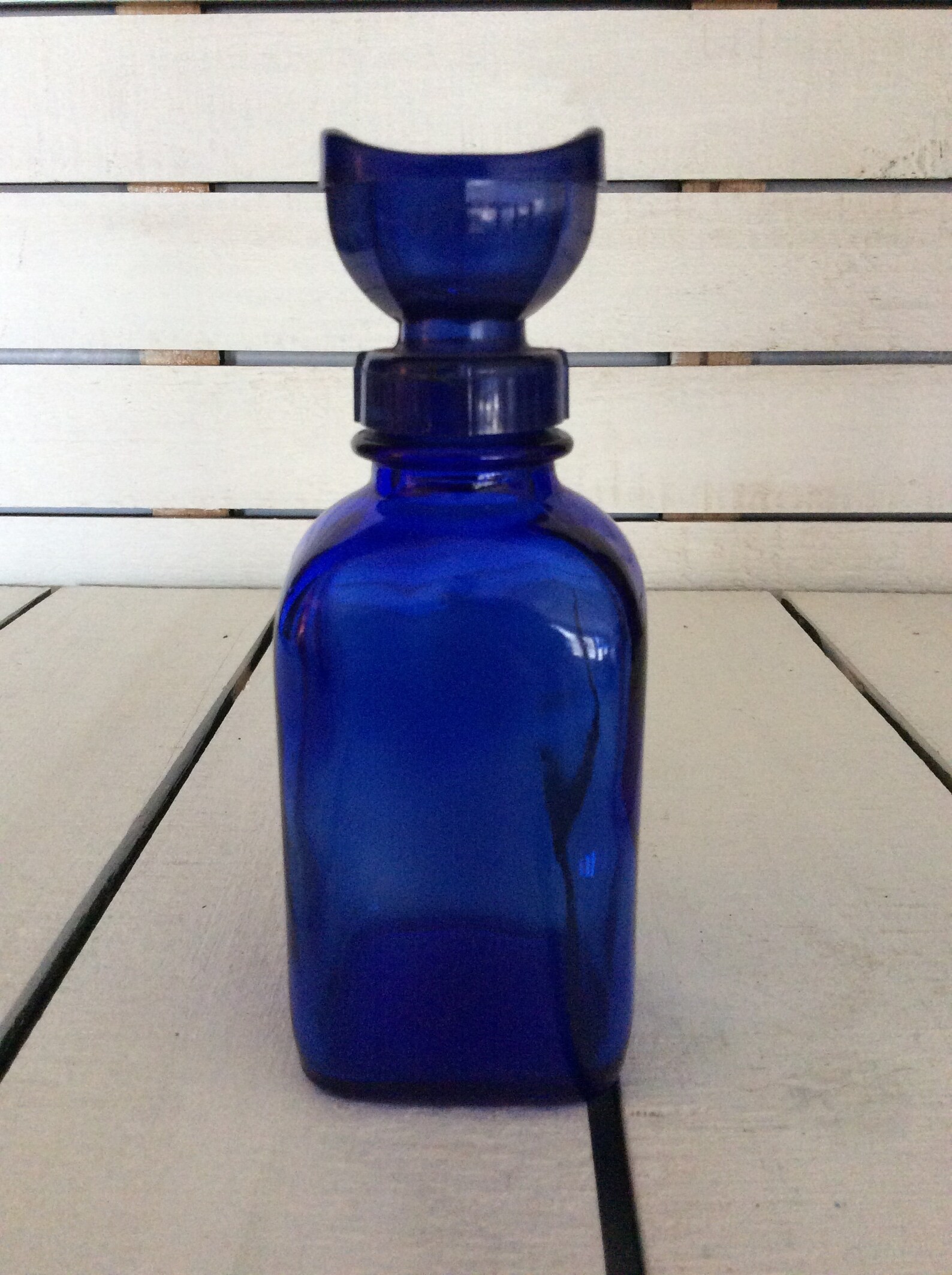 Vintage Cobalt Blue Wyeth Collyrium Soothing Eye Lotion Bottle | Etsy
