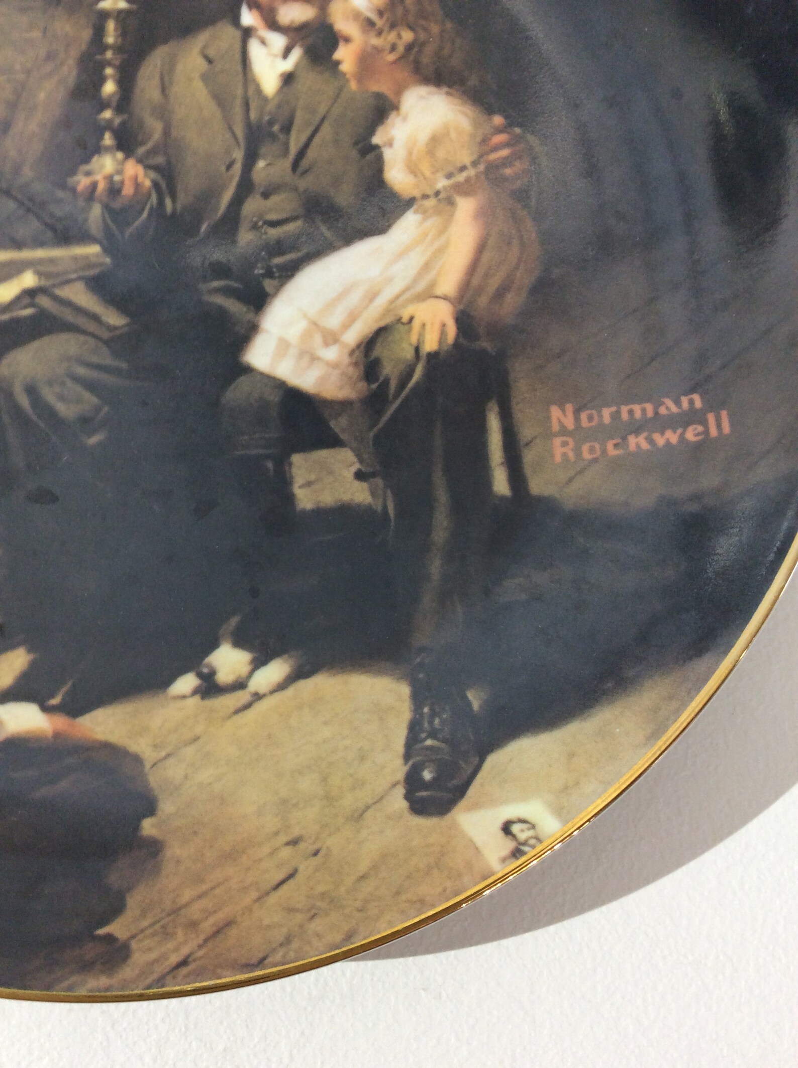 Norman Rockwell GRANDPA'S TREASURE CHEST Limited Edition Collector ...