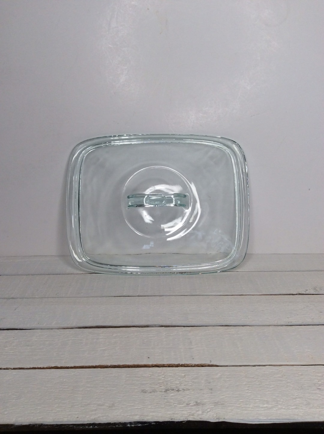PYREX C624 17 Ice Blue Simply Lite Replacement Lid Rectangular Made in ...