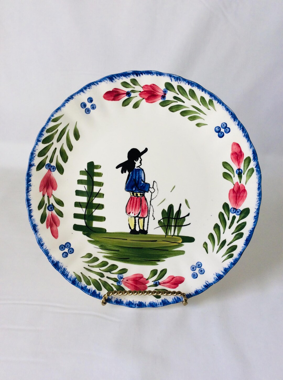 French Peasant Salad Plate From Blue Ridge Southern Pottery Hand ...