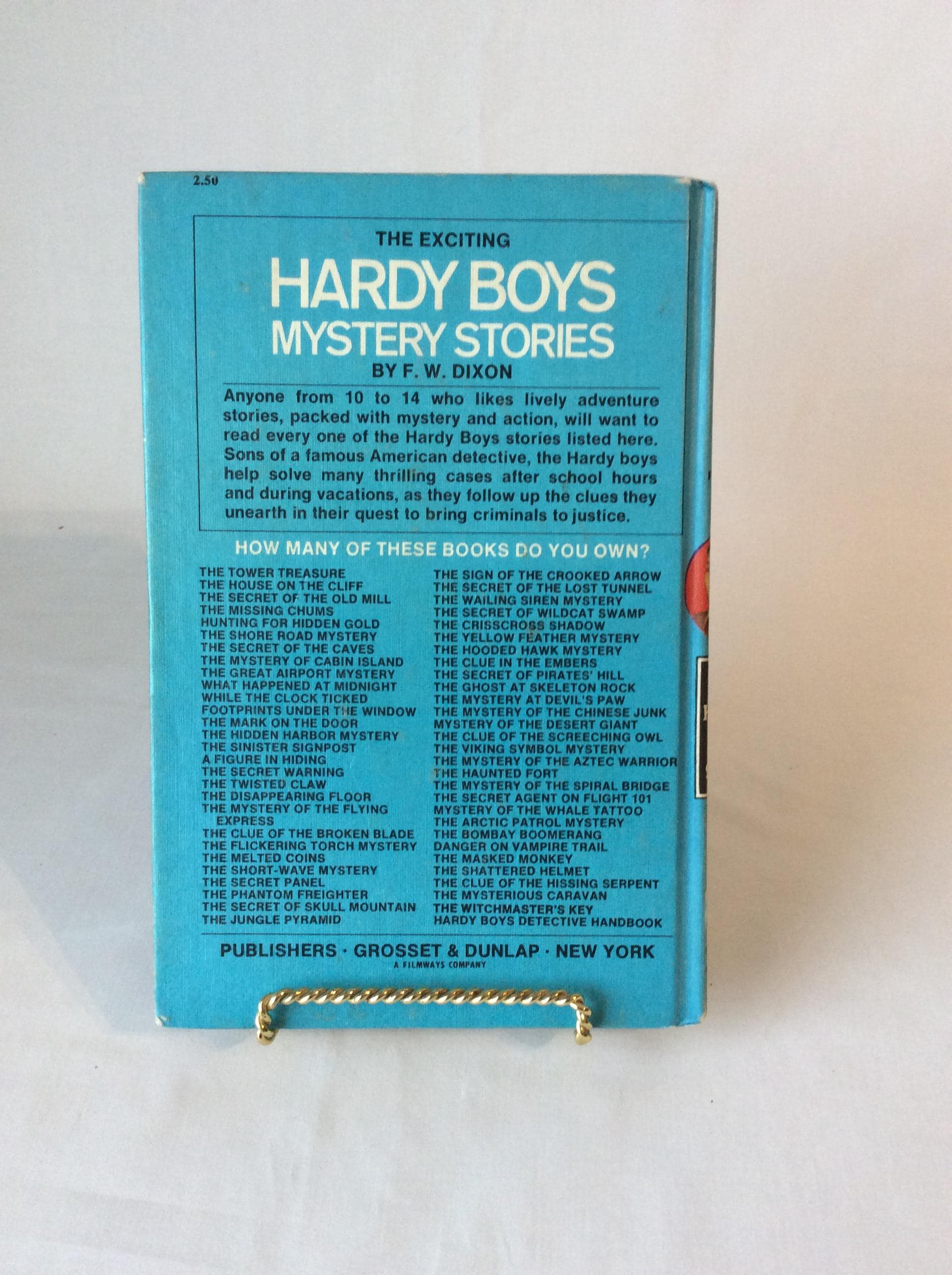 1963 the Hardy Boys Hunting for Hidden Gold Volume 5 Franklin W. Dixon ...