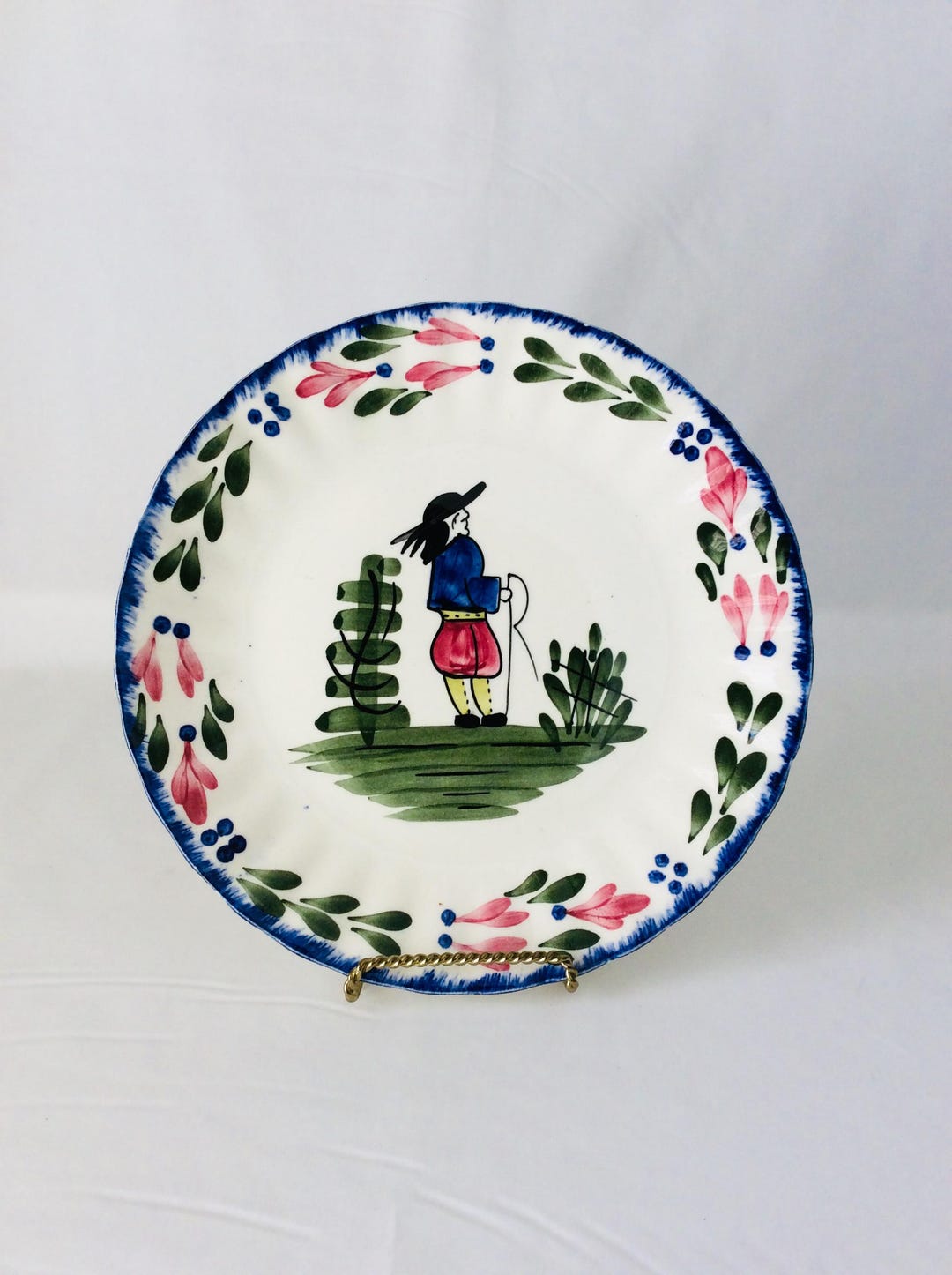 French Peasant Luncheon Plate From Blue Ridge Southern Pottery Hand ...