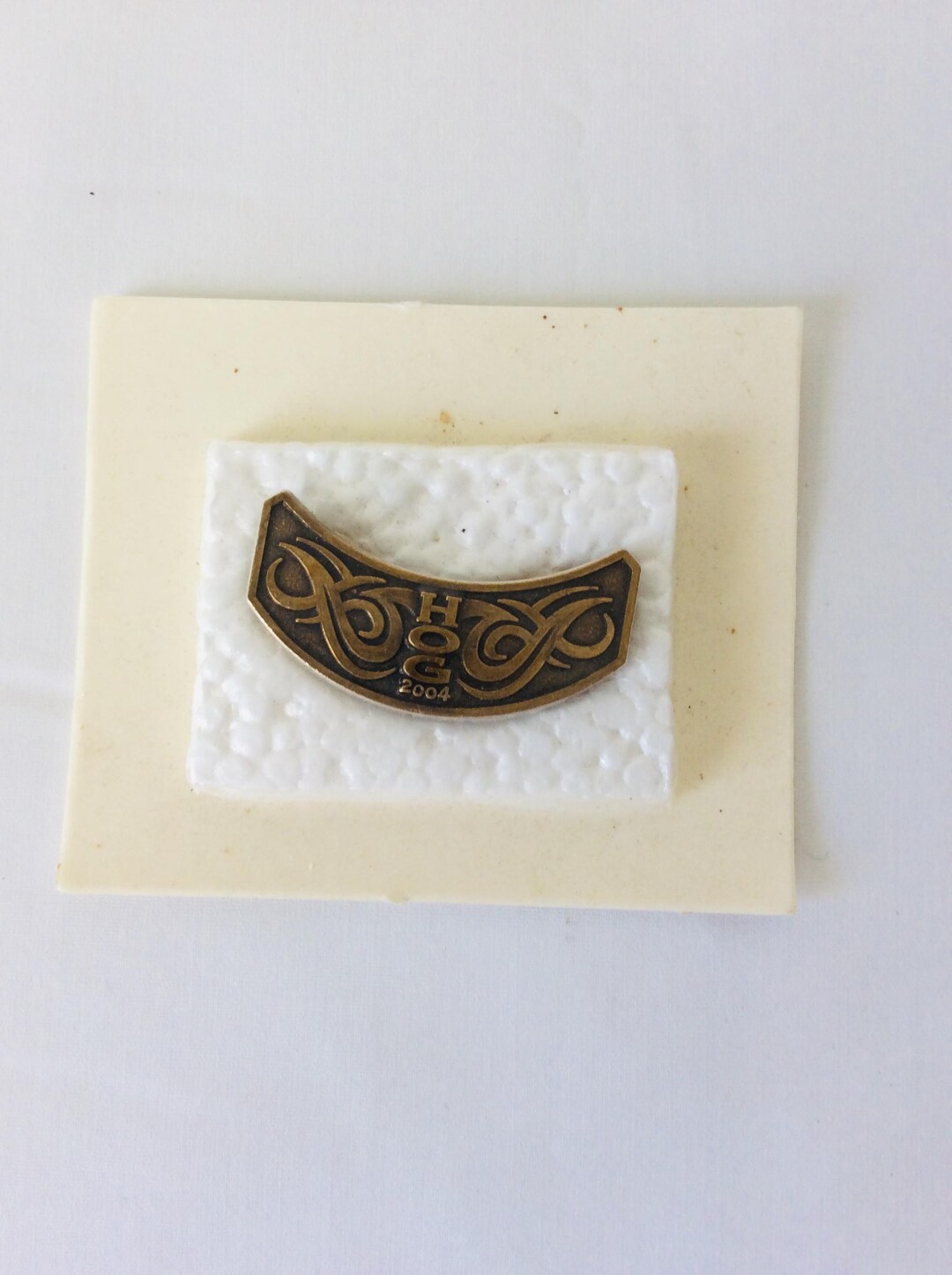 Harley-davidson Owners Group Brass Colored Pin 2004 Vintagefindsfound ...