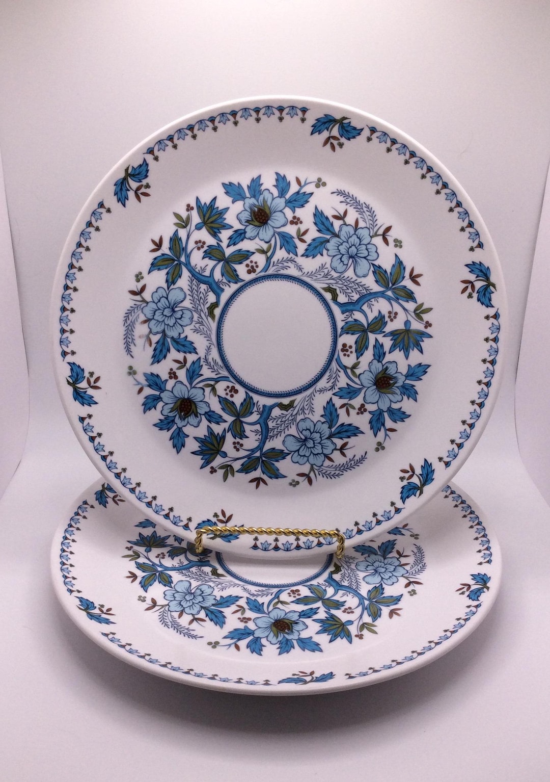 Noritake Progression Dinner Plates Blue Moon Set of 2 Made in Japan ...