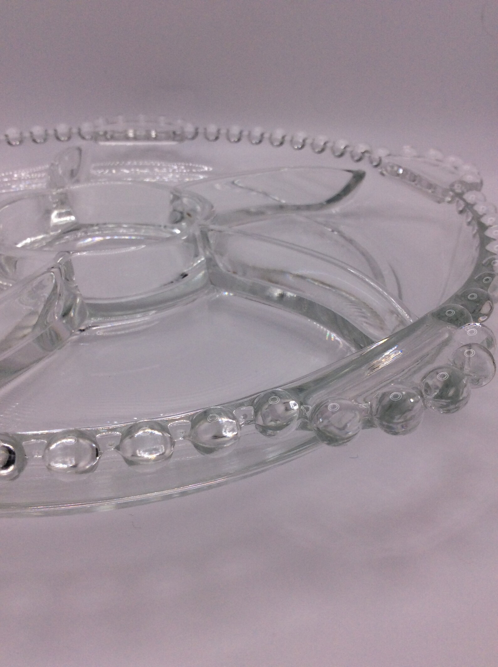 Dalzell-viking Candlewick 6 Park Relish Dish Made in USA Replacement ...