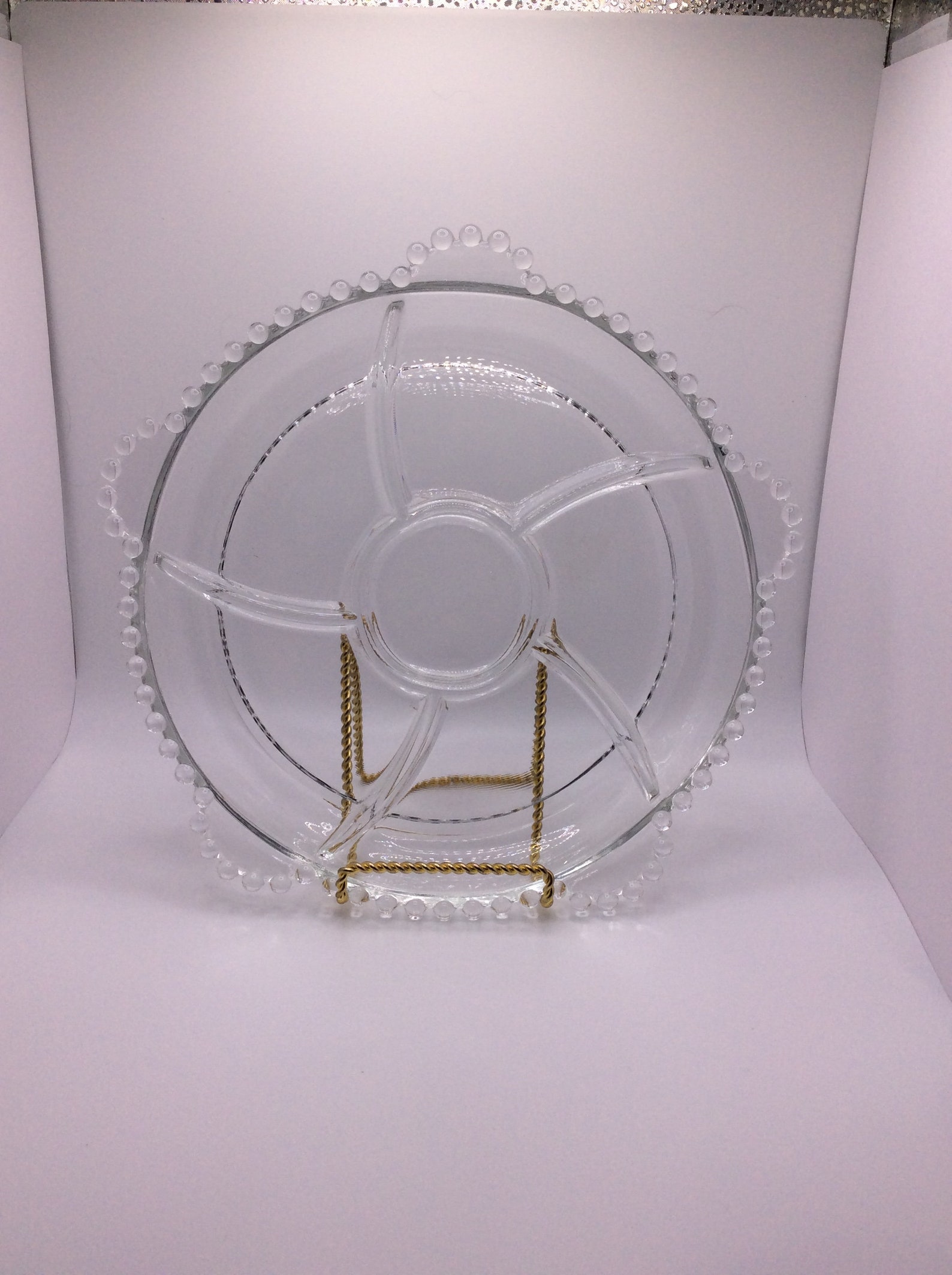 Dalzell-viking Candlewick 6 Park Relish Dish Made in USA Replacement ...