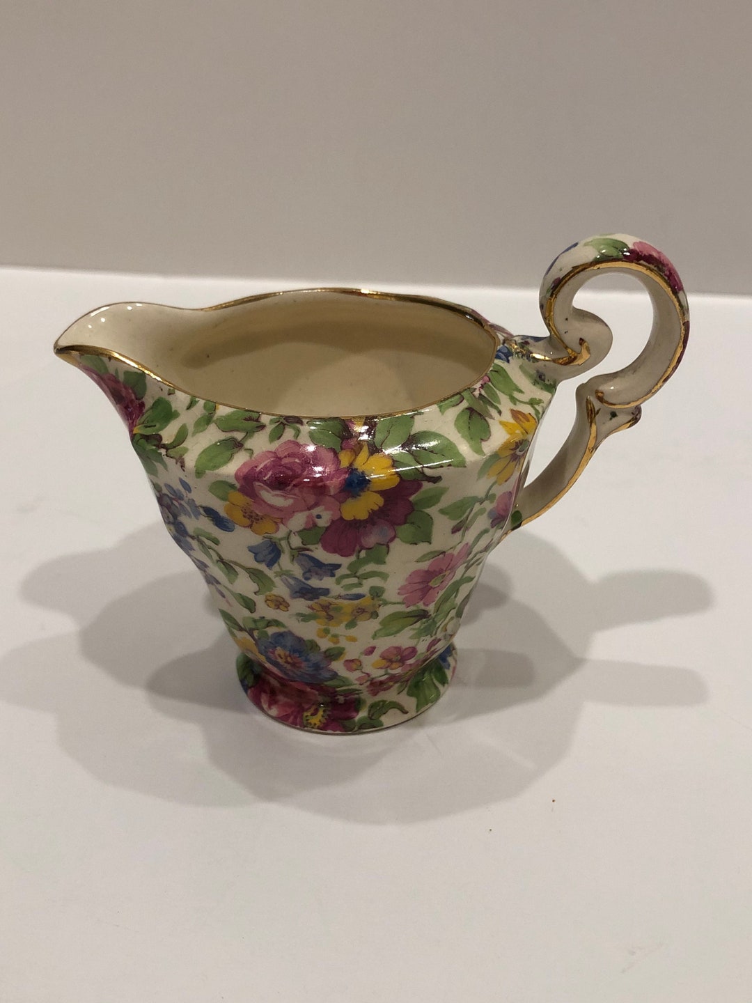 Vintage Royal Winton Creamer in the Summertime Chintz Pattern - Etsy
