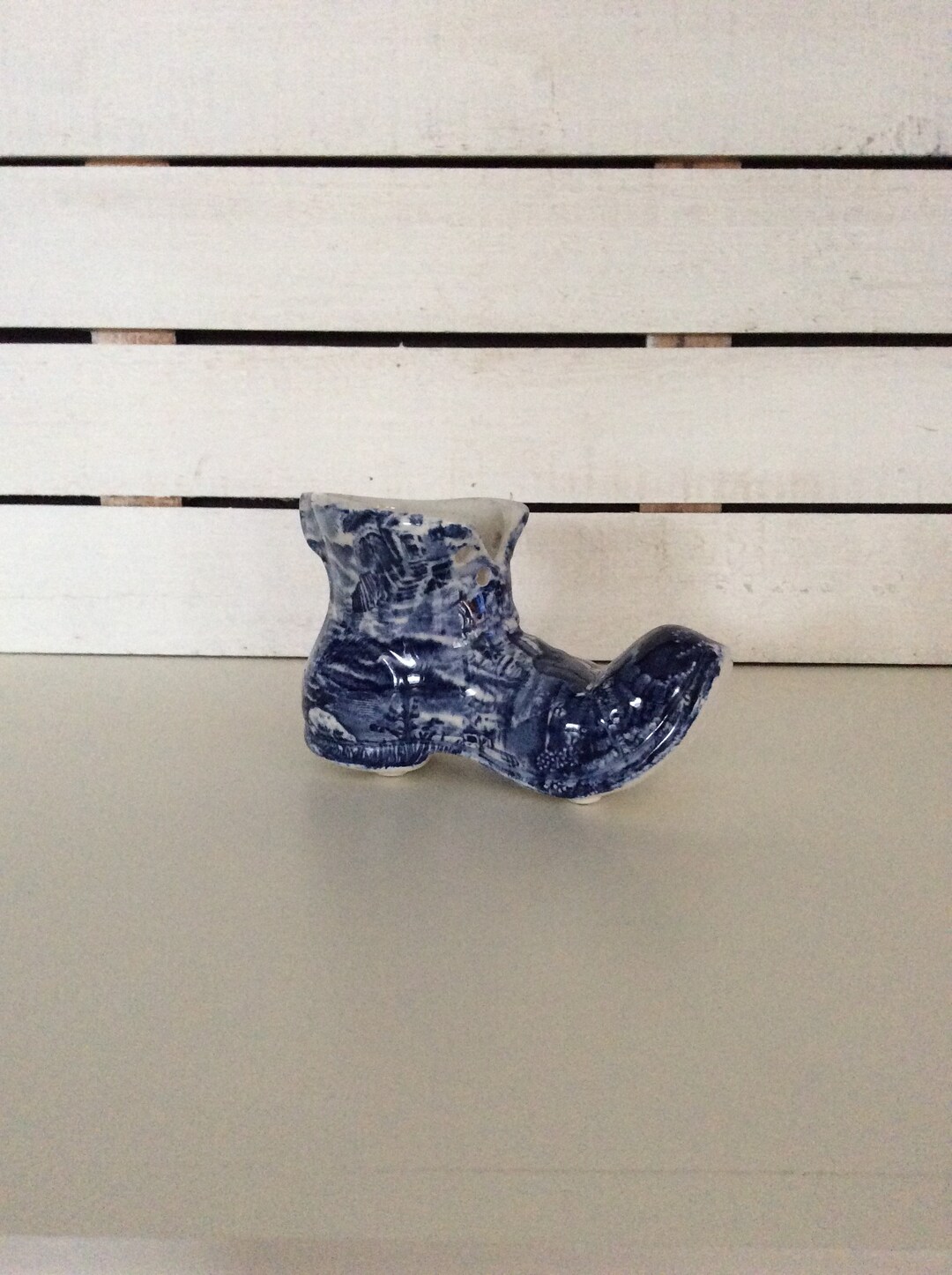 James Kent Staffordshire England Old Foley Porcelain Blue and White ...