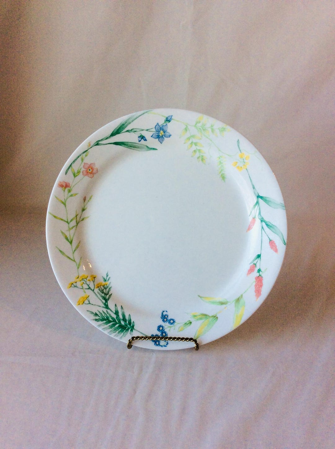 My Garden Corelle by Corning Dinner Plate Vintagefindsfound Impressions ...