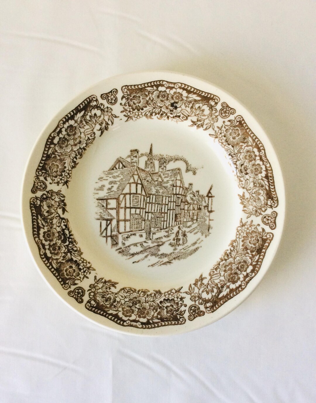 Tudor Village by Broadhurst Bread Plate Made in England Replacement ...