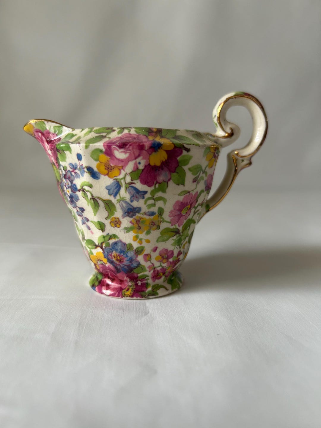 Royal Winton Creamer in the Summertime Chintz Pattern Made in England ...