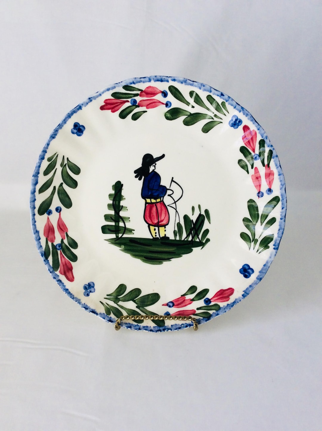 French Peasant Luncheon Plate From Blue Ridge Southern Pottery Hand ...