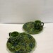Inarco Green Snack Sets Set of 2 Made in Japan Replacement Discontinued ...
