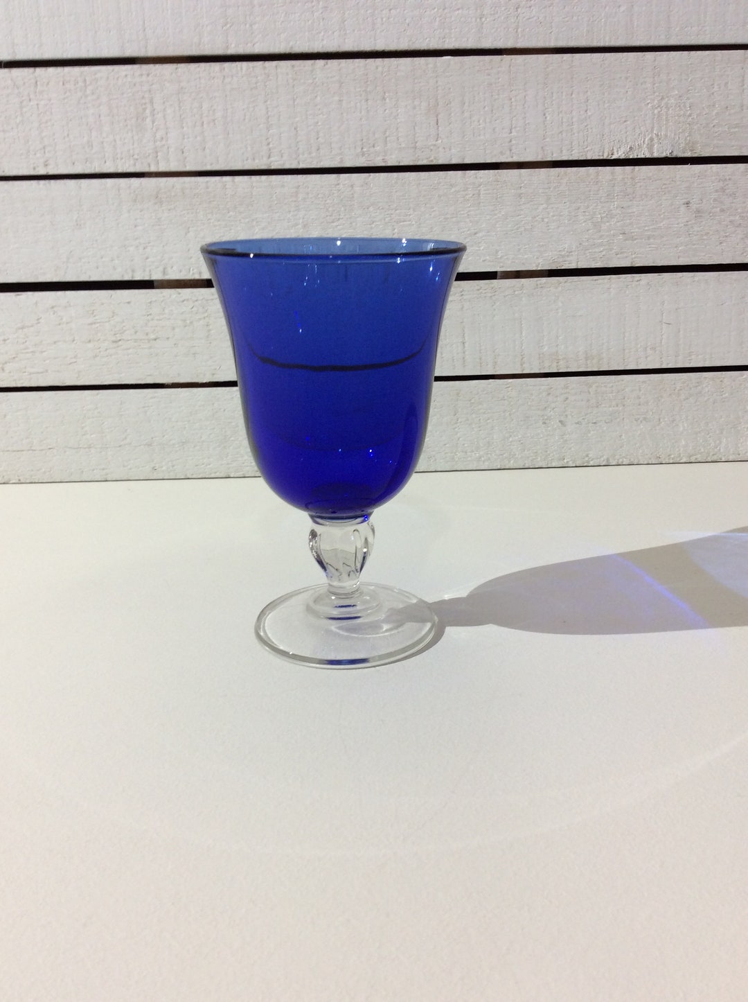 Casual Settings Cobalt Water Goblet by Cristal D'arques-durand ...