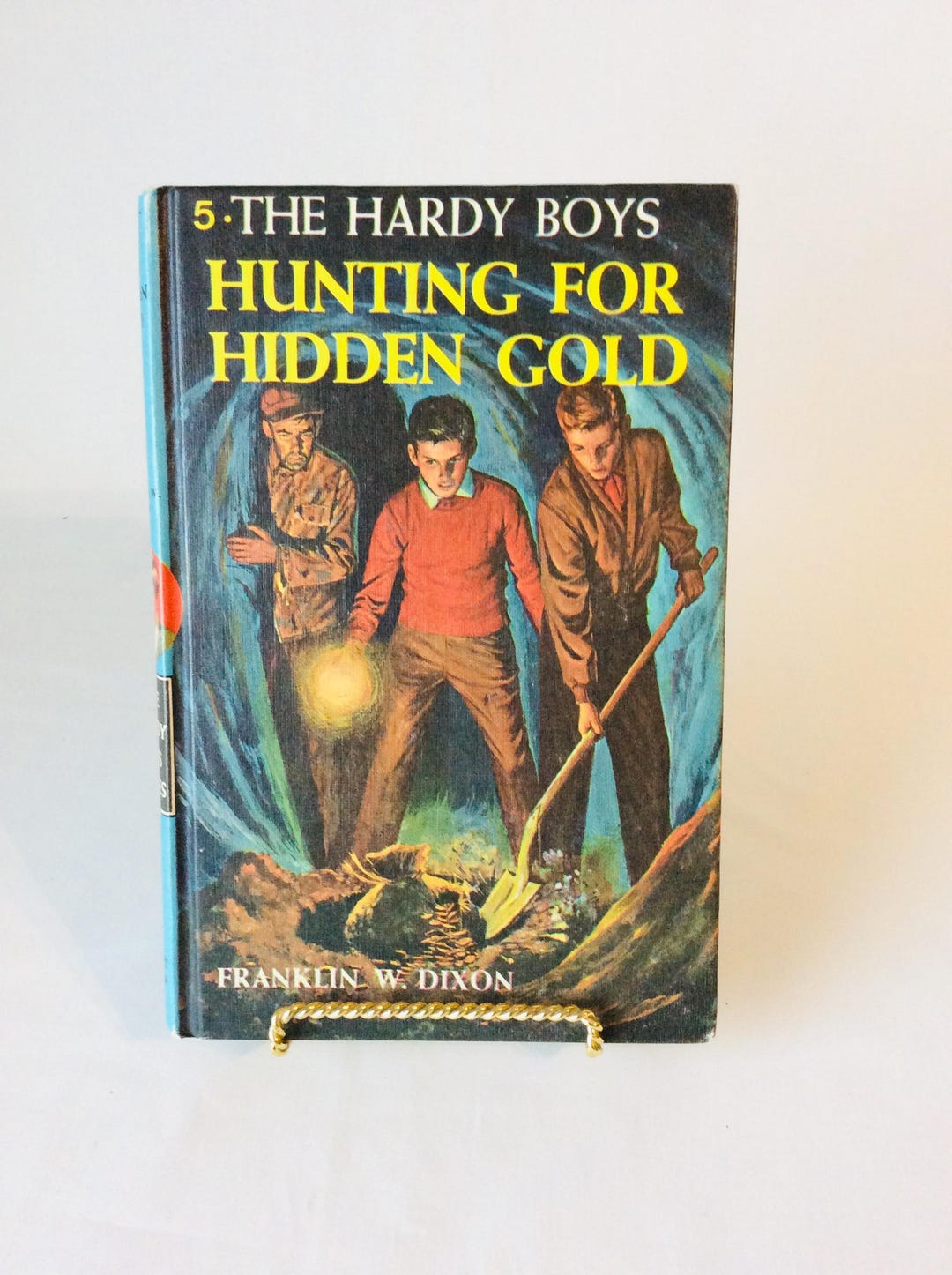 1963 the Hardy Boys Hunting for Hidden Gold Volume 5 Franklin W. Dixon ...