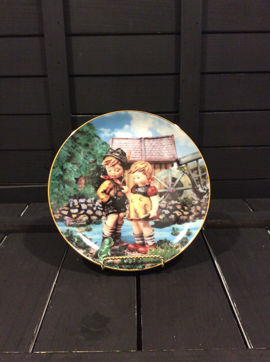 Danbury Mint M.I. Hummel Plate Collection Little Companions "hello Down ...