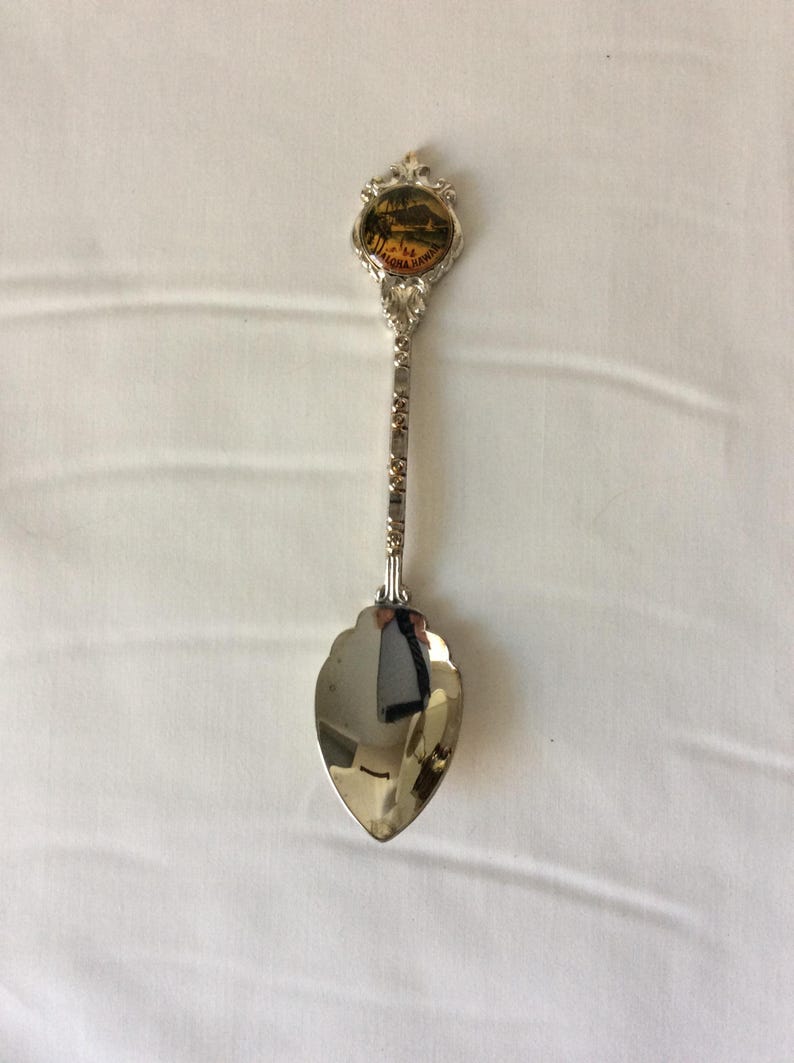 Stuart Silverplated Souvenir Spoon Aloha Hawaii Made in Australia ...