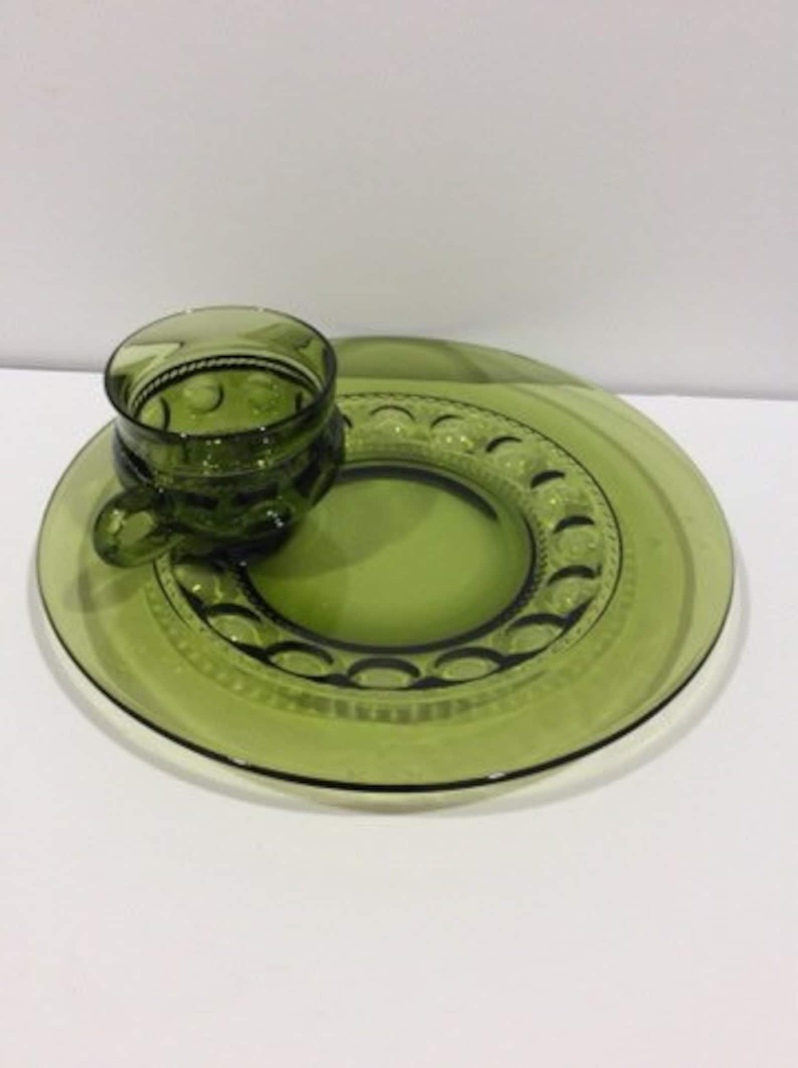 Colony Color Crown Green Snack Set Made in USA Replacement Discontinued ...