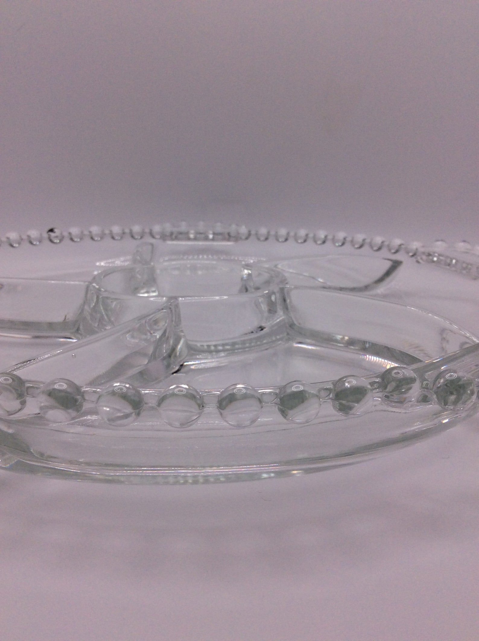 Dalzell-viking Candlewick 6 Park Relish Dish Made in USA Replacement ...