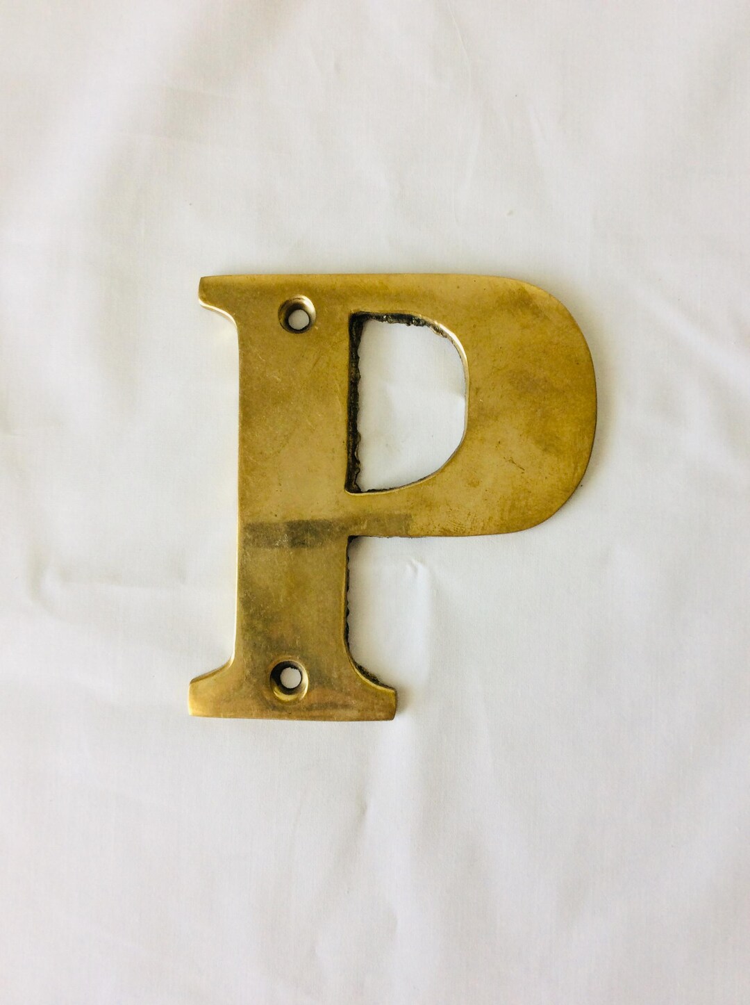 Windcurrent Collection Dover Delaware Solid Brass Letter P Made in ...